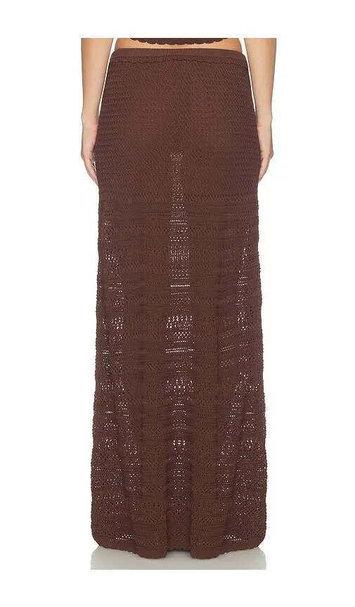 Devon Windsor Wynne Skirt In Chocolate