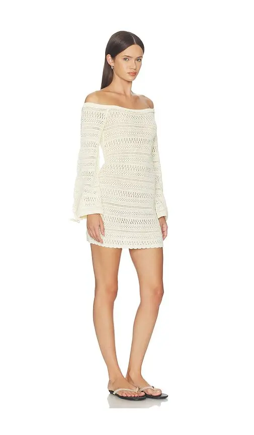 Devon Windsor Tabitha Dress In Ivory