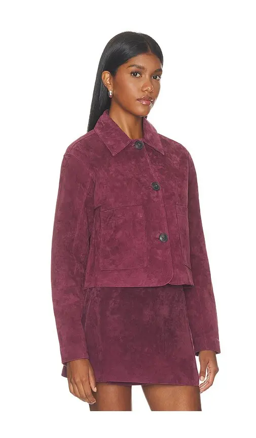 Blanknyc Suede Cropped Jacket