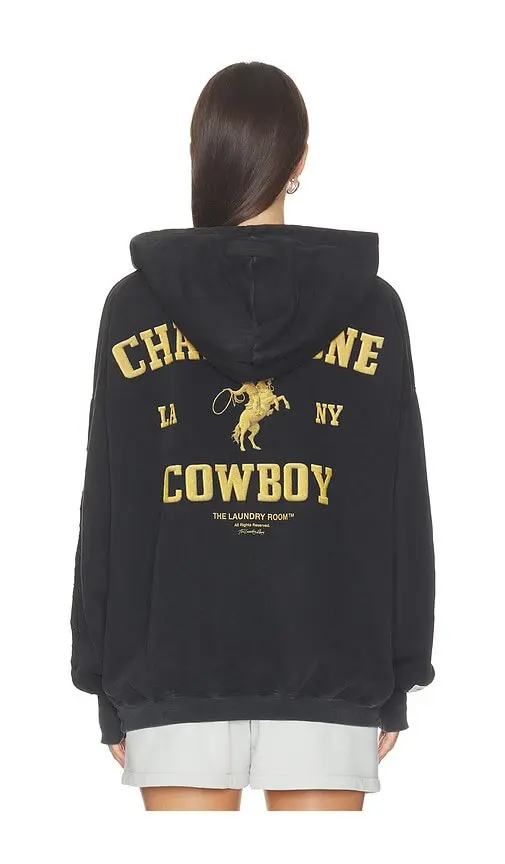 THE LAUNDRY ROOM Champagne Cowboy Hideout Hoodie