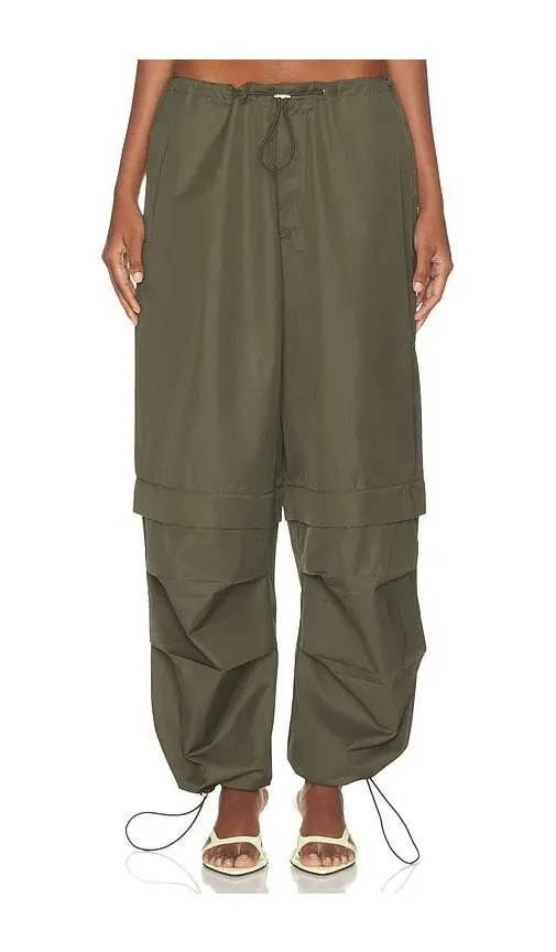 AGOLDE Coulson Parachute Pant In Olive