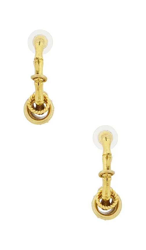 ELIZABETH COLE Tinsley Hoop Earrings