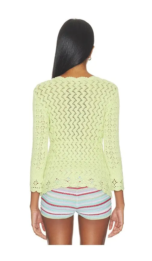 GUIZIO Rosalie Top In Green