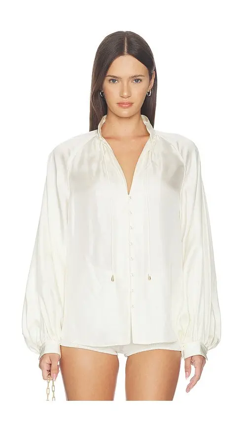 Cult Gaia Lusia Silk Top