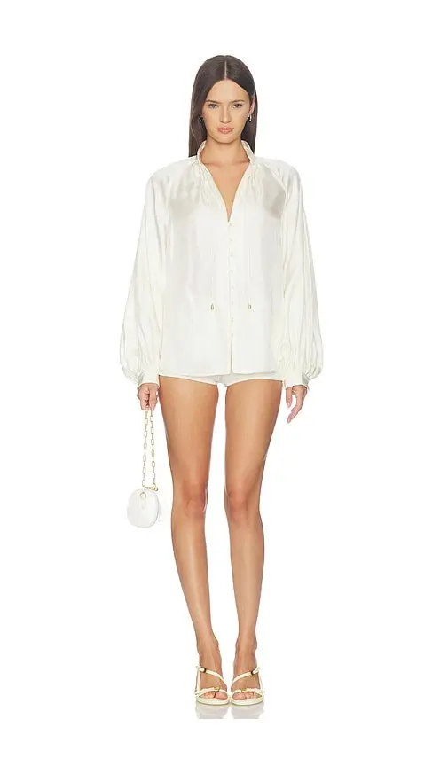 Cult Gaia Lusia Silk Top