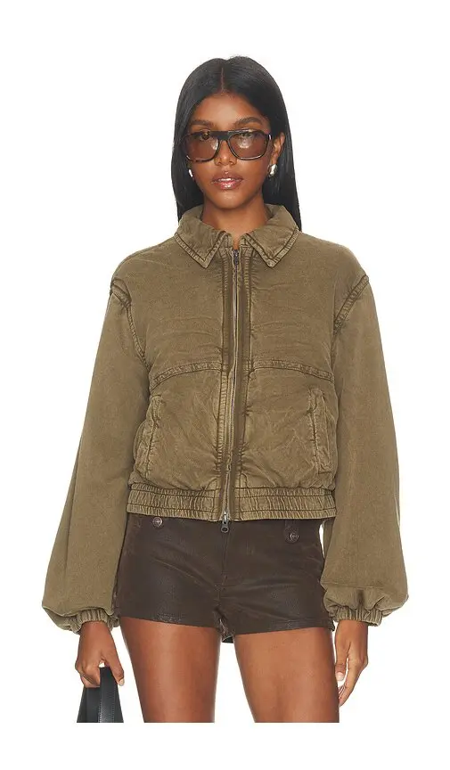 Free People Birdie Washed Jacket