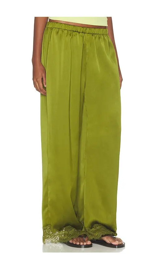 ARTLESS X Rowe Lace Pants In Olive