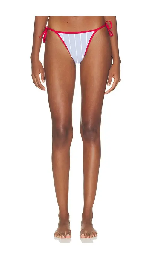 WeWoreWhat Tie Bikini Bottom In Blue