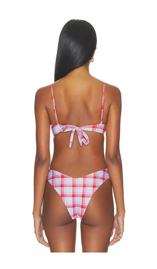 WeWoreWhat Full Coverage Underwire Bikini Top In Blue