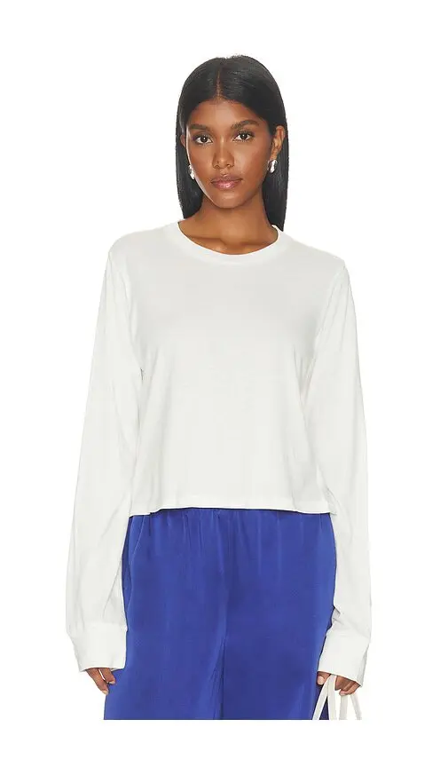 Eterne Cotton Long Sleeve Boxy Tee