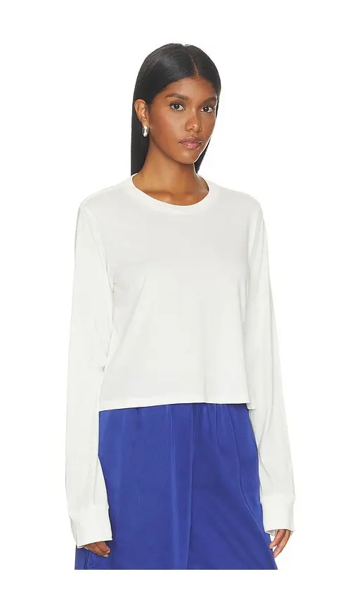Eterne Cotton Long Sleeve Boxy Tee