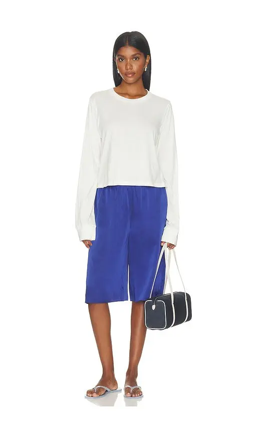 Eterne Cotton Long Sleeve Boxy Tee