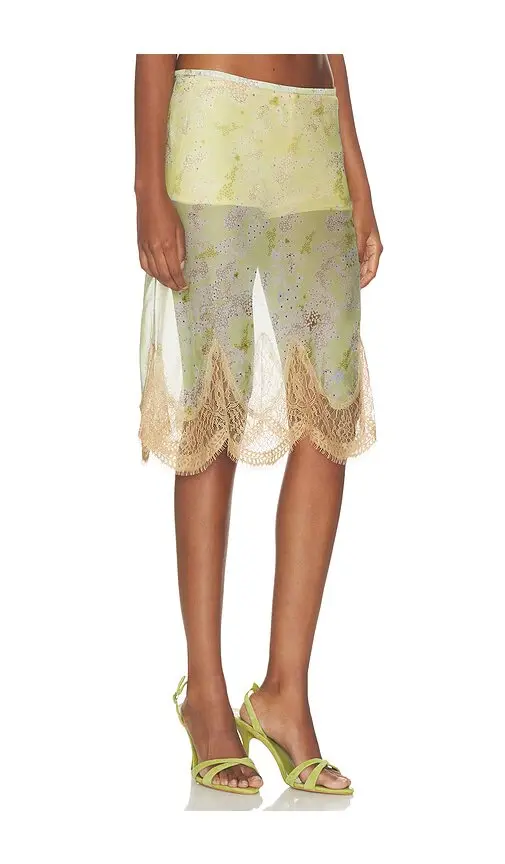 SIEDRES Colette Skirt In Green