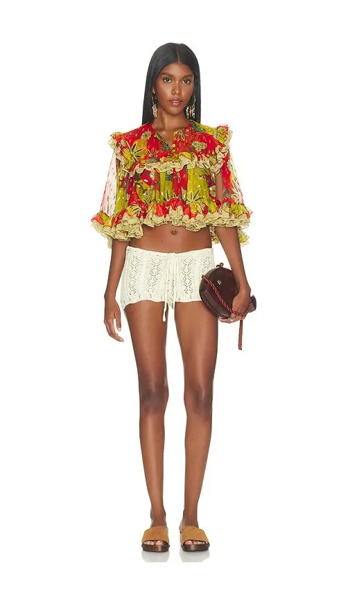 SIEDRES Rosa Cropped Top