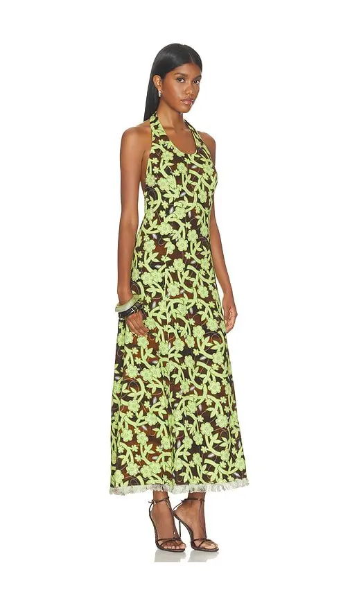 SIEDRES Zenya Halterneck Maxi Dress
