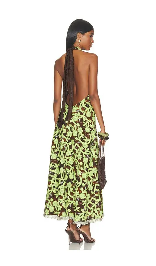 SIEDRES Zenya Halterneck Maxi Dress