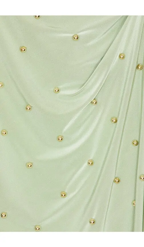 SIEDRES Embellished Halterneck Dress