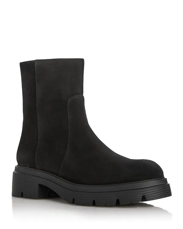 STUART WEITZMAN Zip Up Ankle Boots
