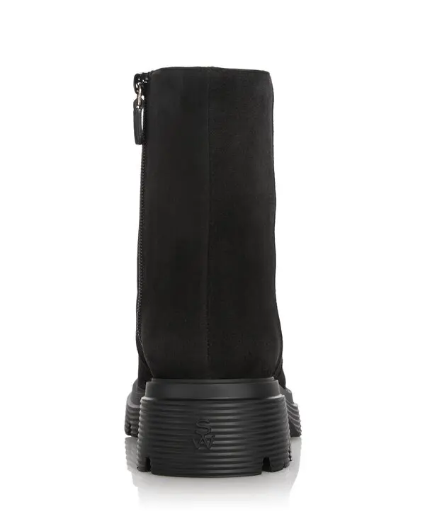 STUART WEITZMAN Zip Up Ankle Boots