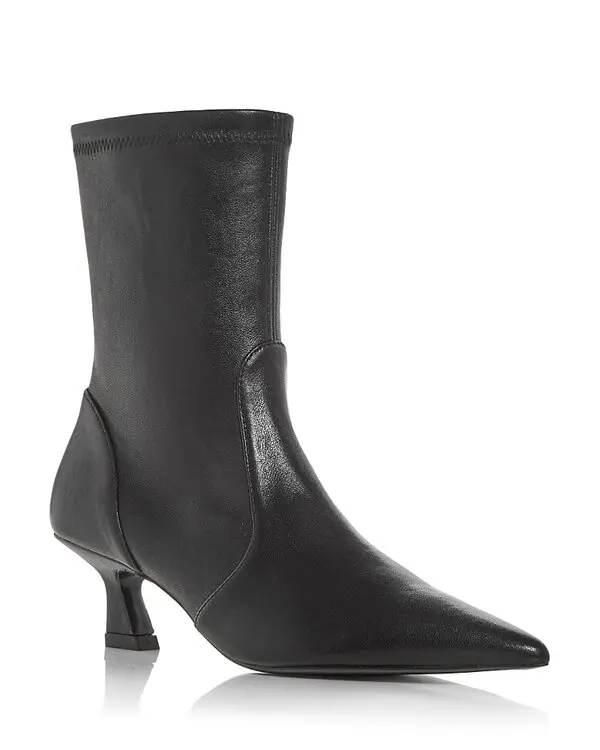 STUART WEITZMAN Vinnie Booties - Black