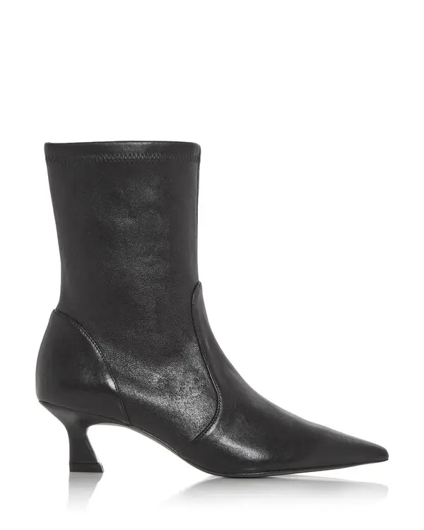 STUART WEITZMAN Vinnie Booties - Black