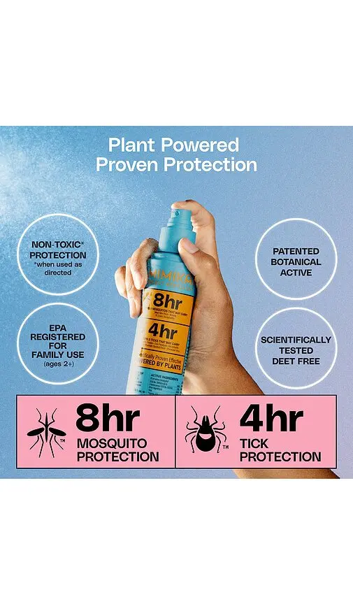 MIMIKAI Mosquito & Tick Repellent Spray 3.4oz