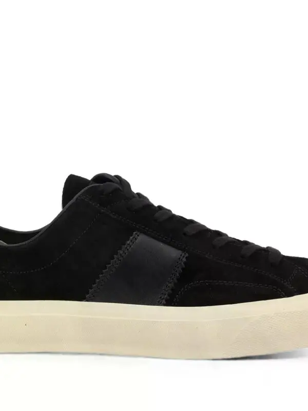 TOM FORD Suede Leather-panel Sneakers