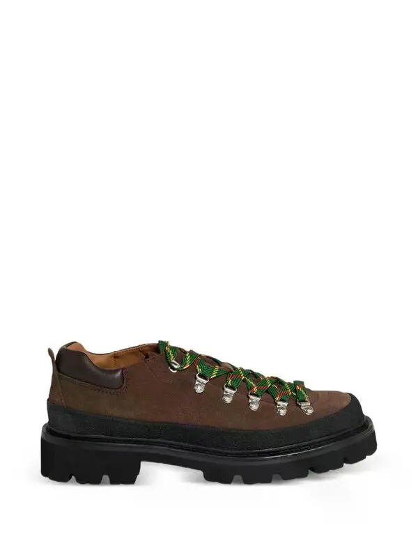 Dsquared2 Panelled Suede Lace-up Shoes - Brown