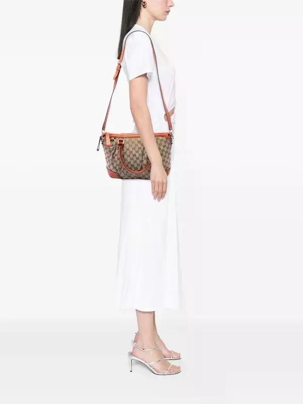 Gucci 2016-2026 Gg Canvas Sukey Satchel - Orange