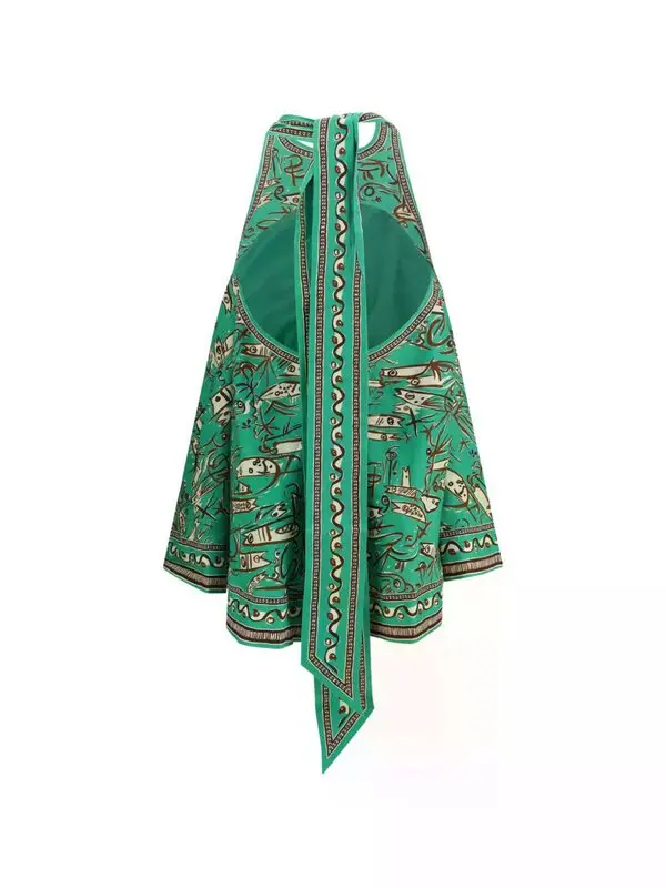 ALEMAIS Fish Sticks Mini Dress