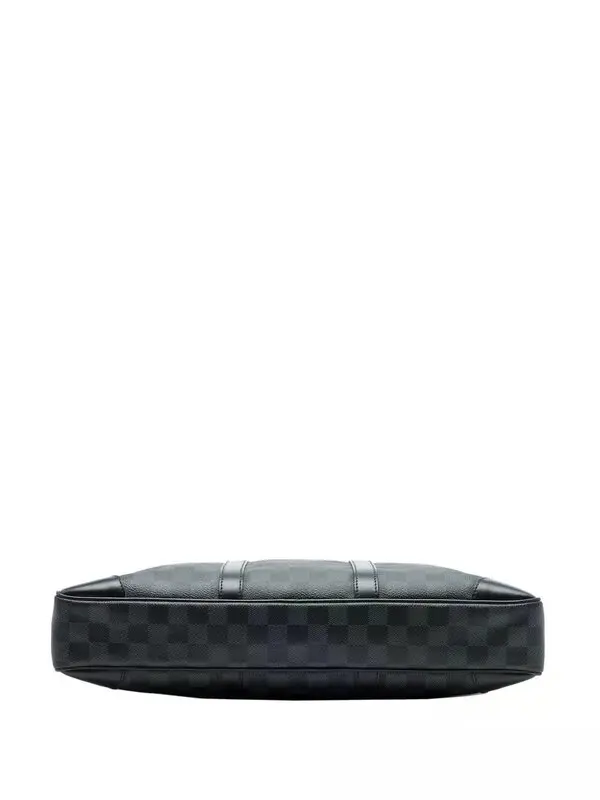 LOUIS VUITTON 2017 Damier Graphite Porte Documents Voyage Pm Business Bag