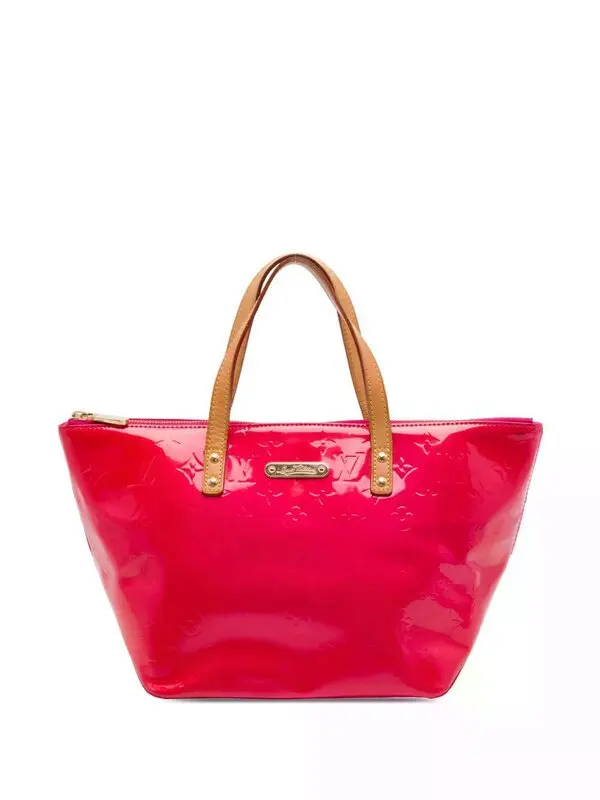 LOUIS VUITTON Monogram Vernis Bellevue Pm Handbag - Pink