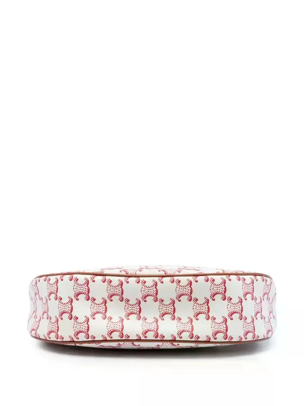 Celine 2021 Triomphe Coated Canvas Ava Shoulder Bag
