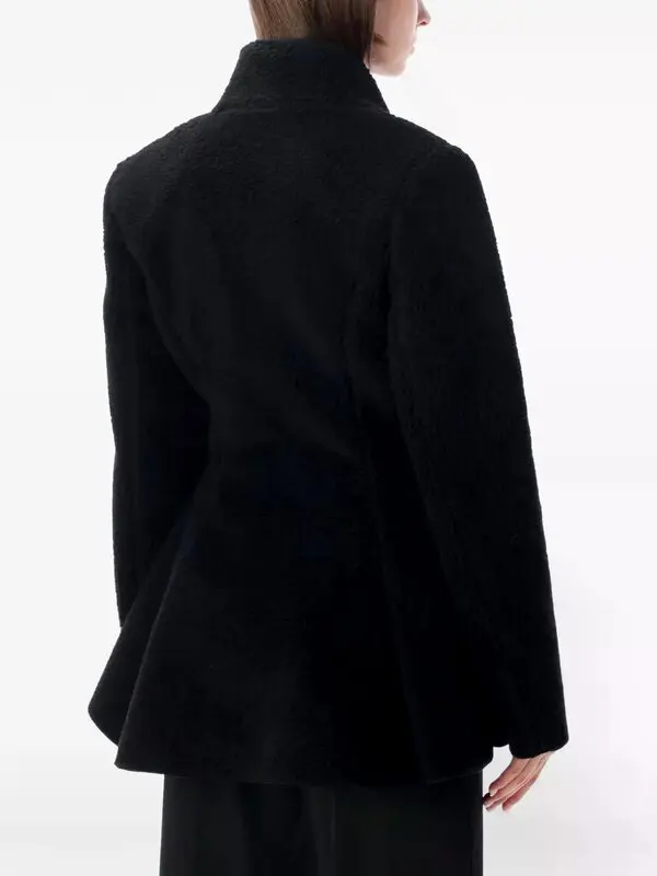 Stella McCartney Fleece-texture Flared Jacket