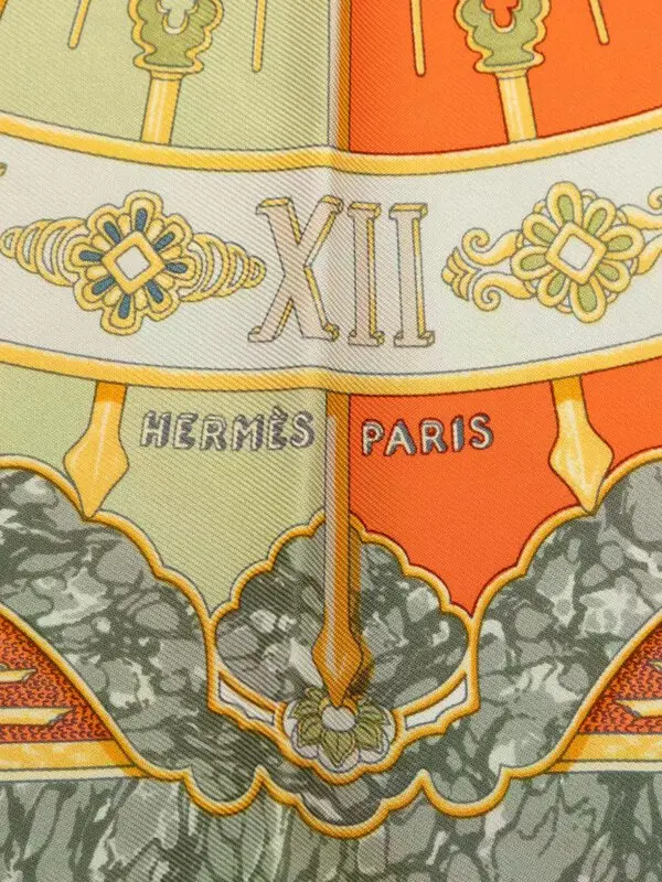 Hermès 2000-2026 Carpe Diem Silk Scarf 90 Scarves - Multicolour