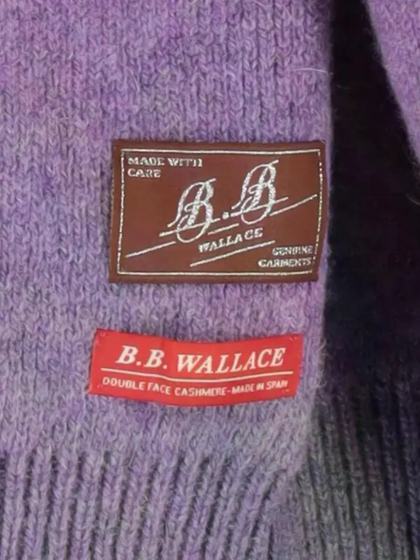 B.B. WALACE Sherman Crew-neck Button-up Cardigan