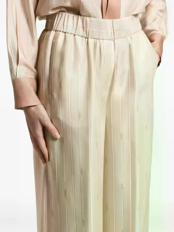 Peserico Striped Palazzo Pants