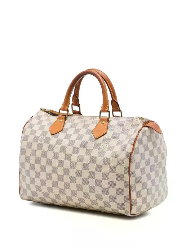 LOUIS VUITTON Damier Azur Speedy 30 Boston Bag