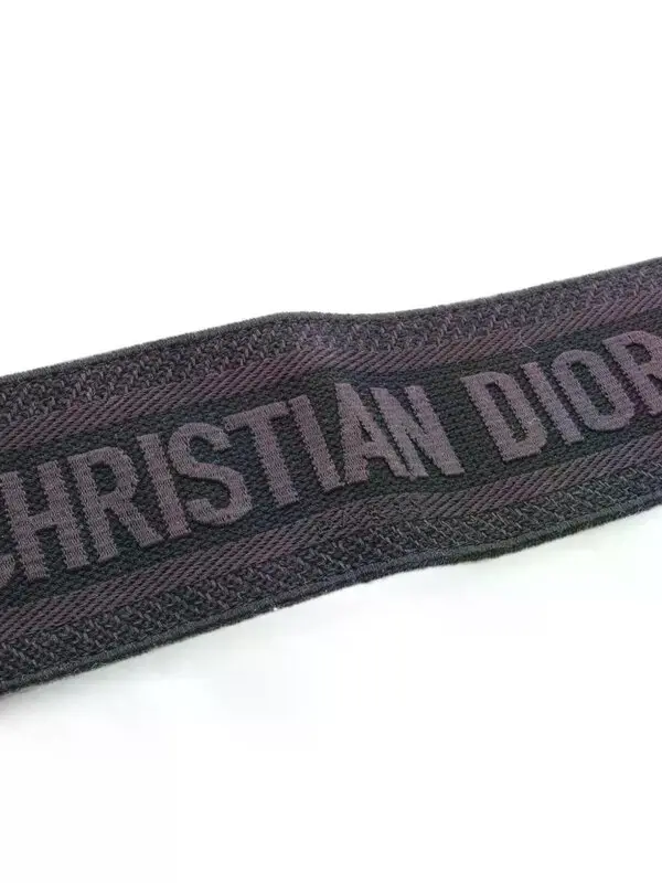 Dior Embroidered Canvas Belt