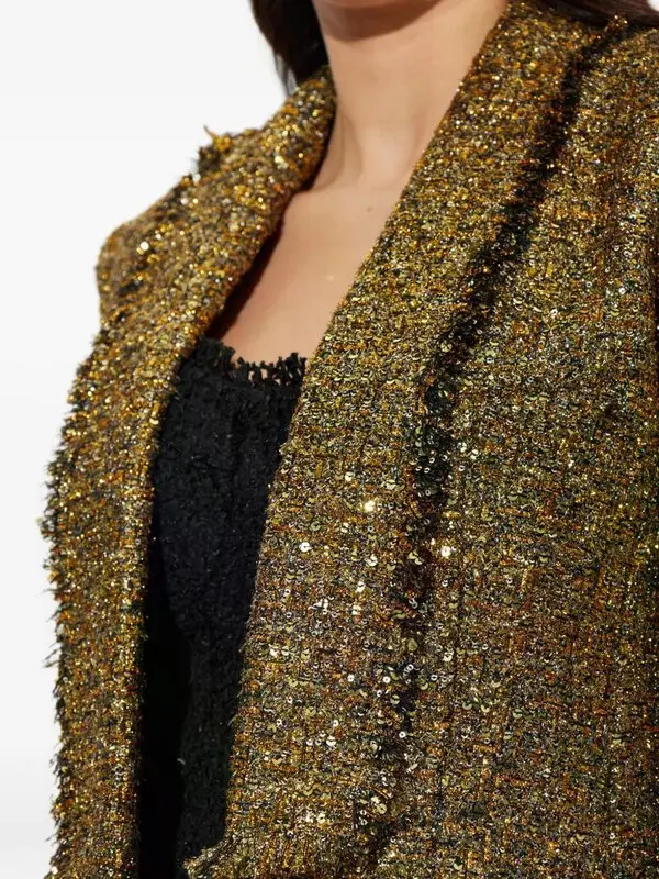 Balmain Sequin-embellished Tweed Blazer