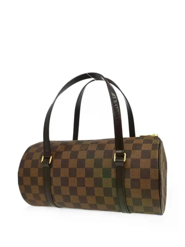 LOUIS VUITTON 2008 26 Papillon Damier Ebene Canvas Tote Bag