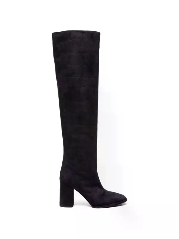 LE SILLA Round-toe Knee-high Boots - Blue
