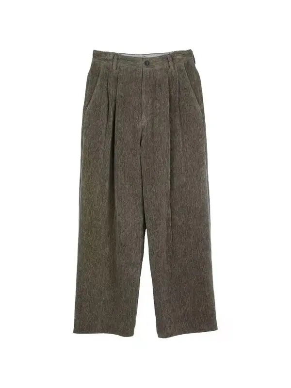 ZIGGY CHEN Chenille Cloth Straight-leg Trousers