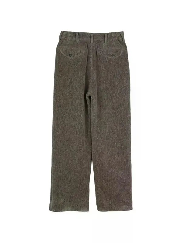 ZIGGY CHEN Chenille Cloth Straight-leg Trousers