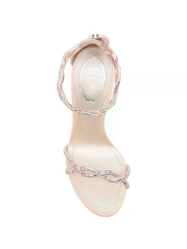 Rene Caovilla 130mm Embellished Braided Platform Sandals