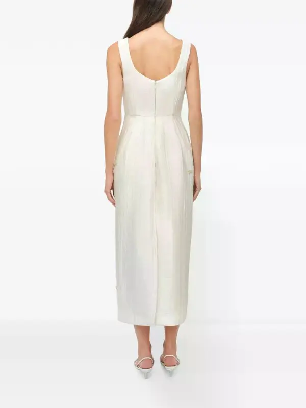 Simkhai Lilibeth Floral Jacquard Midi Dress