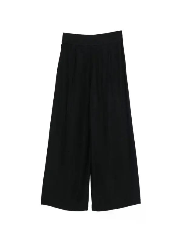 Emporio Armani Pleated Wide-leg Trousers