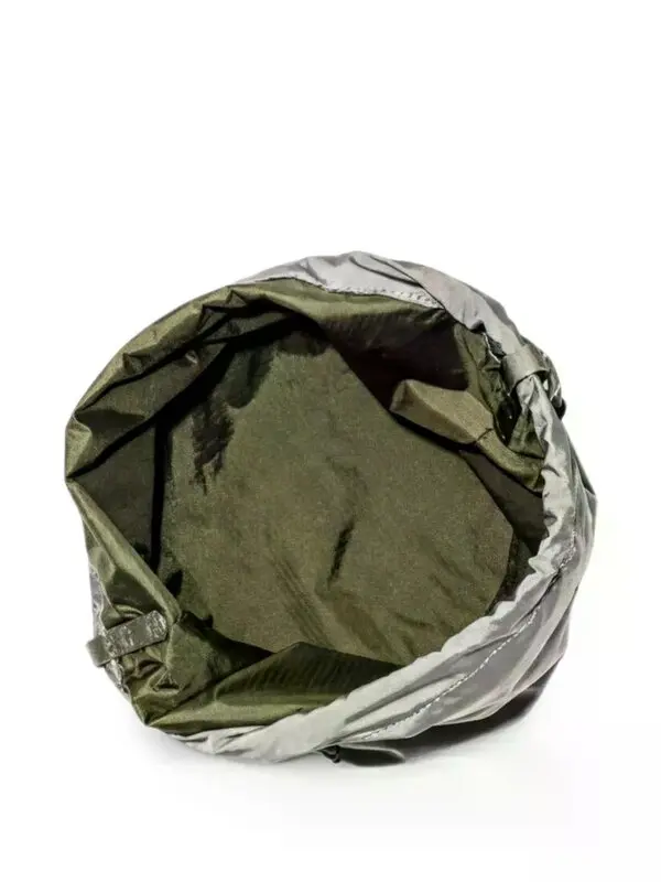 TOPOLOGIE Reversible Drawstring Bucket Clutch Bag