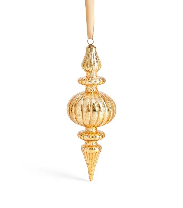 Harrods Glass Light-up Drop Orb Tree Decoration