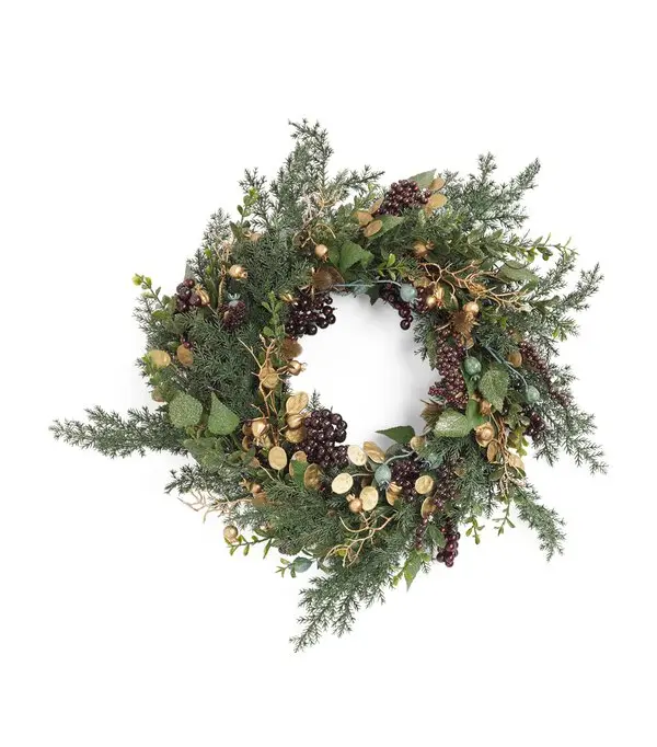 Harrods Golden Acorn Wreath